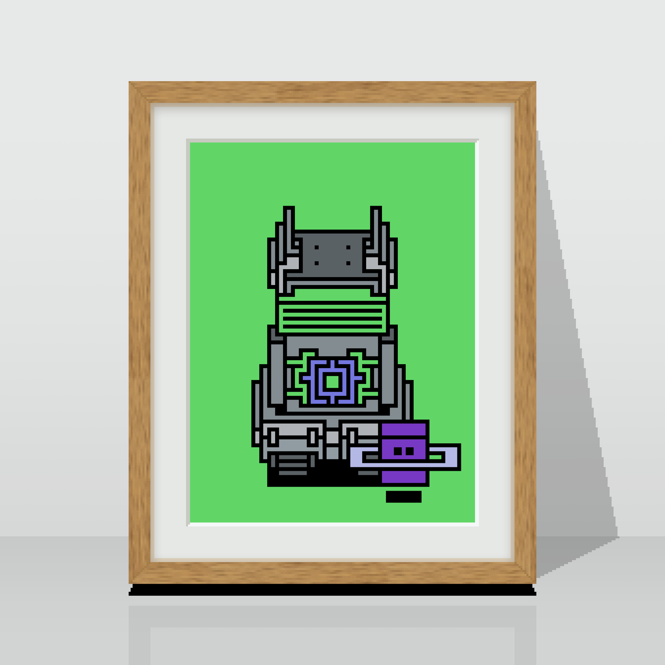 Custom Wawa Art Print Framed – eBoy