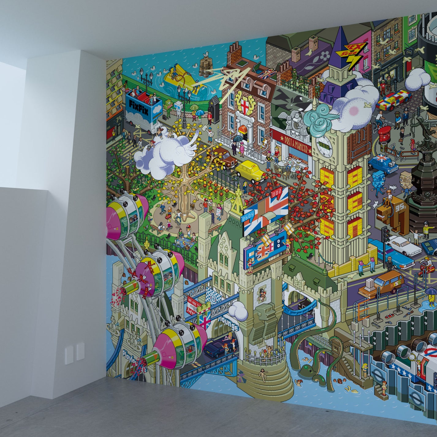 London Mural Wallpaper – eBoy