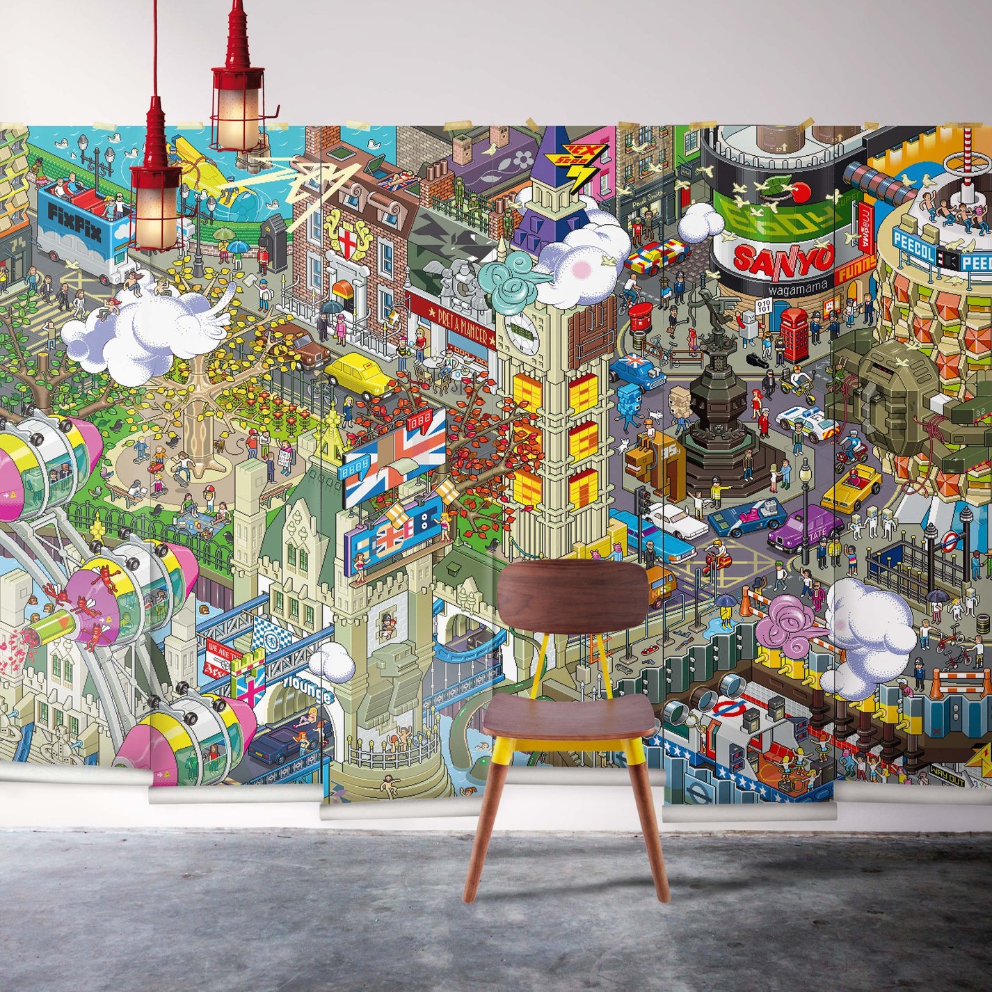 London Mural Wallpaper – eBoy